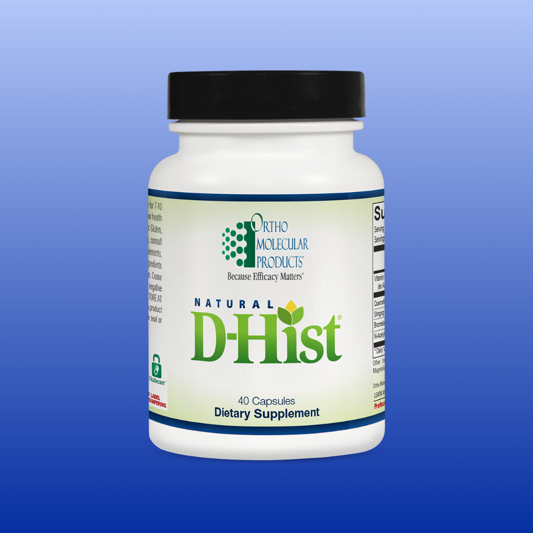 Natural D-Hist 40 or 120 Capsules | Ortho Molecular – Castle Remedies