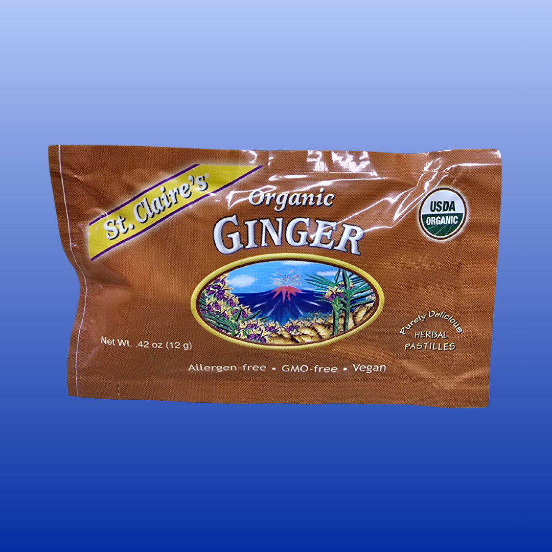 Ginger Pastilles Pouch 12g | St. Claire's Organics – Castle Remedies