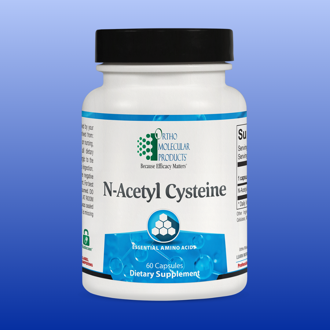 N-Acetyl Cysteine 60 Capsules | Ortho Molecular – Castle Remedies