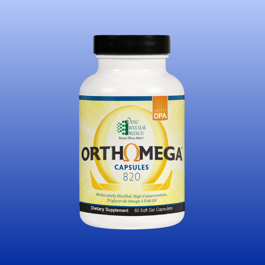Orthomega 820 60 or 180 Softgels | Ortho Molecular – Castle Remedies