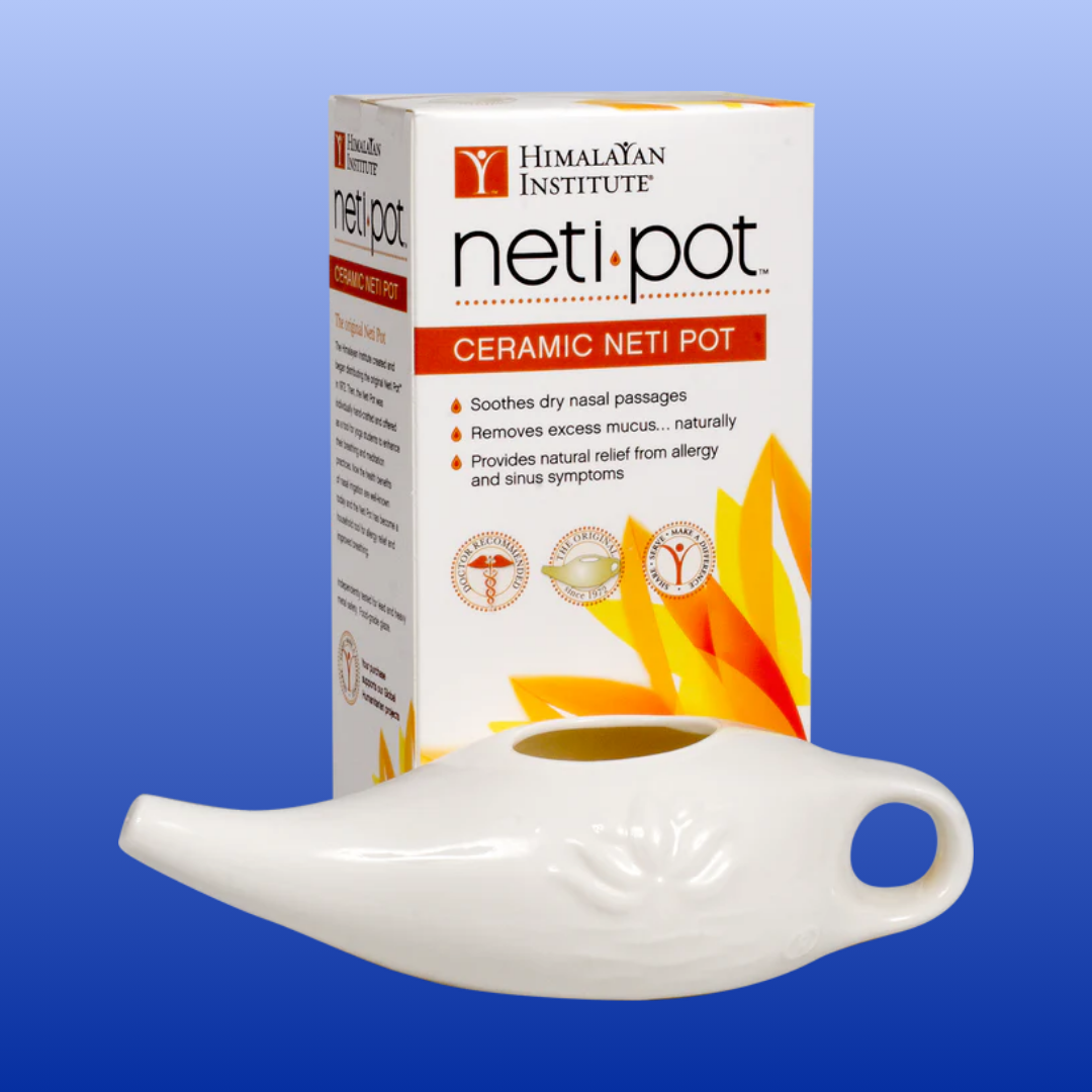 Neti Pot with Handle | Himalayan Institute – Castle Remedies