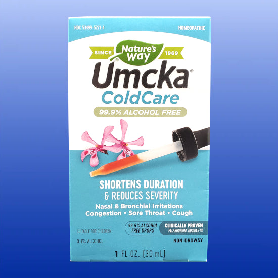 Umcka Cold Care Alcohol Free Drops 1 Oz - Castle Remedies